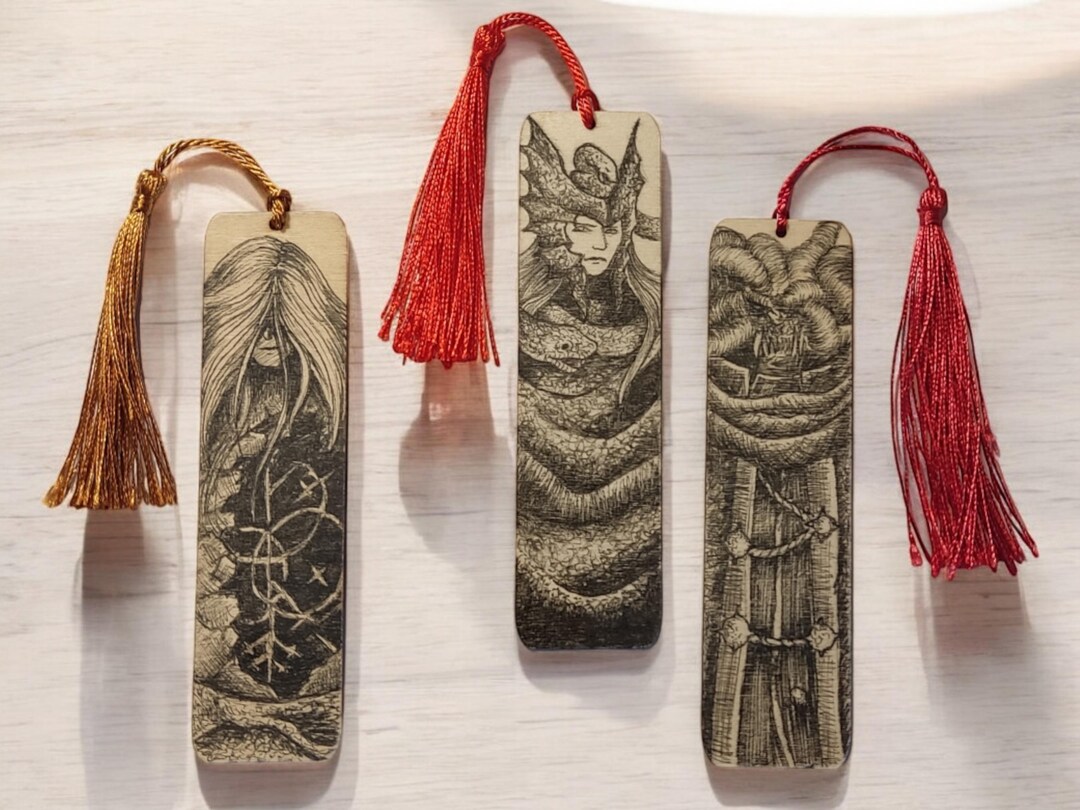 Elden Ring / Shadow of the Erdtree Handmade Wood Bookmarks, Rennala ...