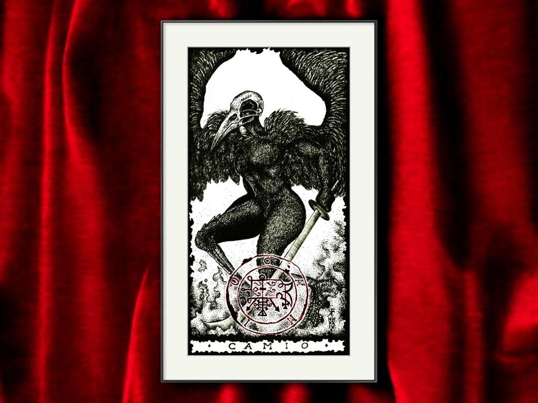 Camio, Caim, Downloadable and Printable Artworks About Demons, Tarot ...