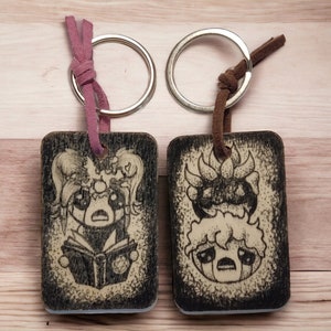 Handmade Binding of Isaac Keychain, Tainted Character Nerd Gift - Etsy