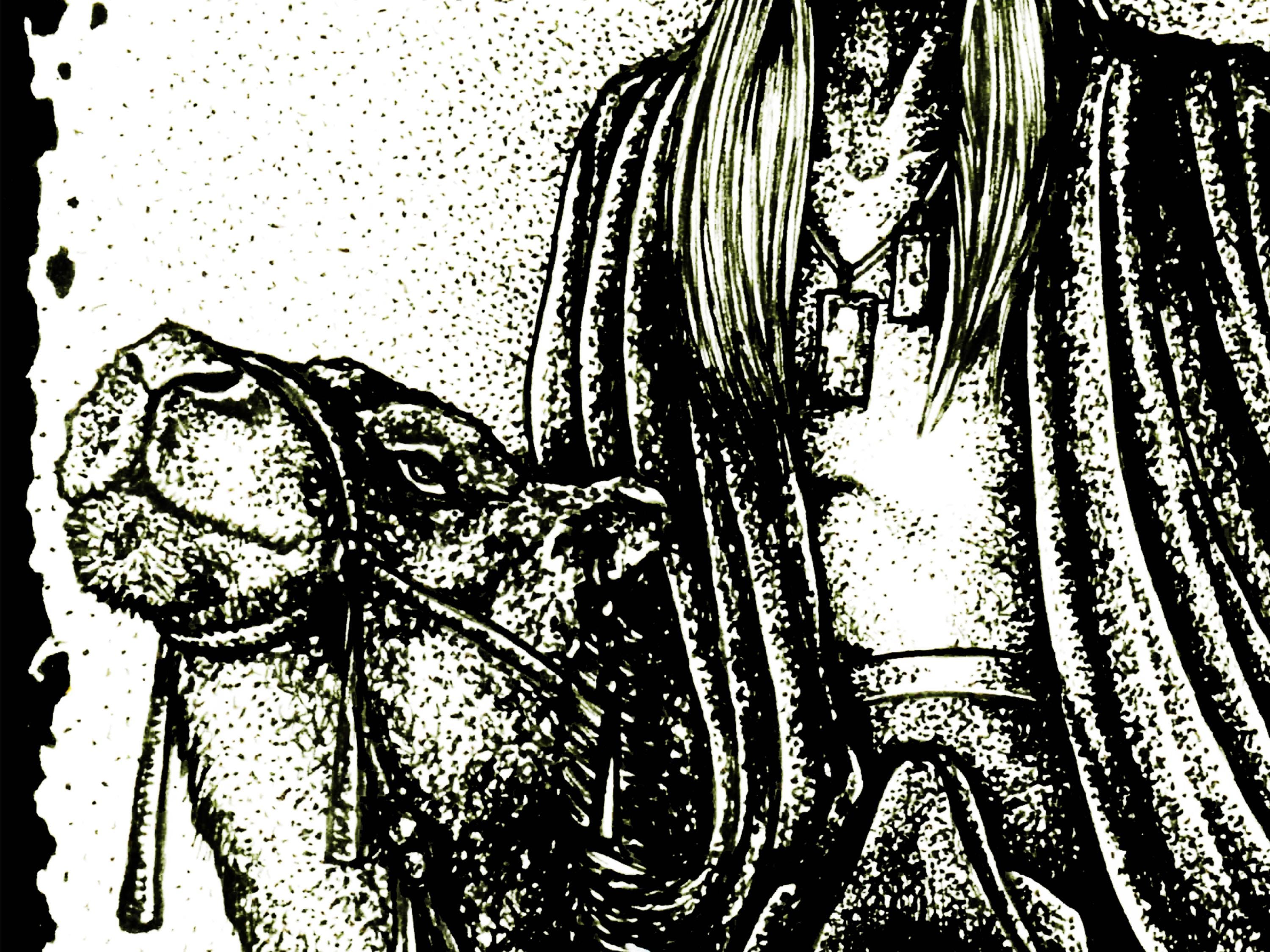 Paimon, Original Drawing, Ars Goetia Serie, Dark Home Decor, Satanic ...