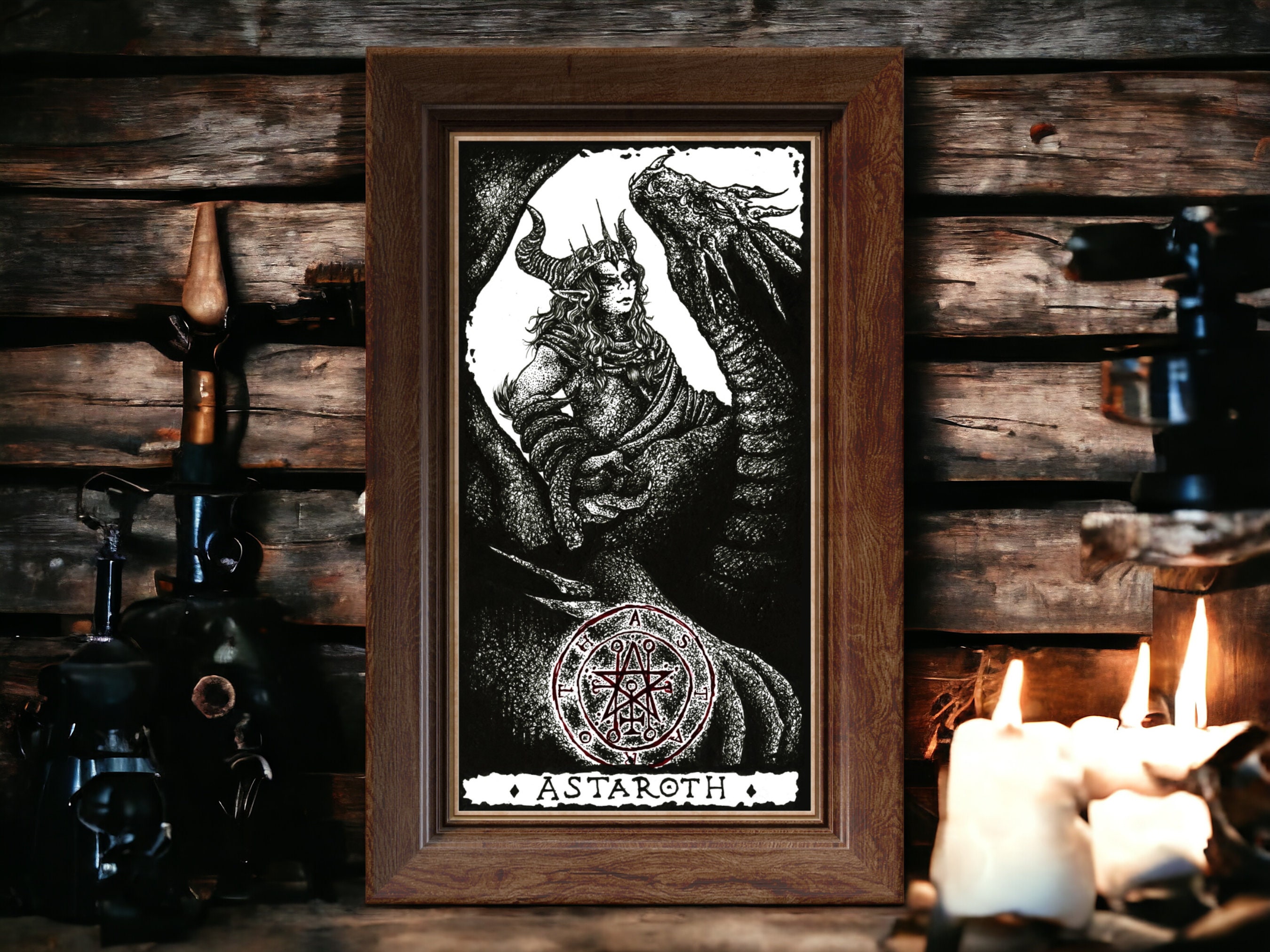 Astaroth, Ars Goetia Serie, Downloadable and Printable Tarots About ...