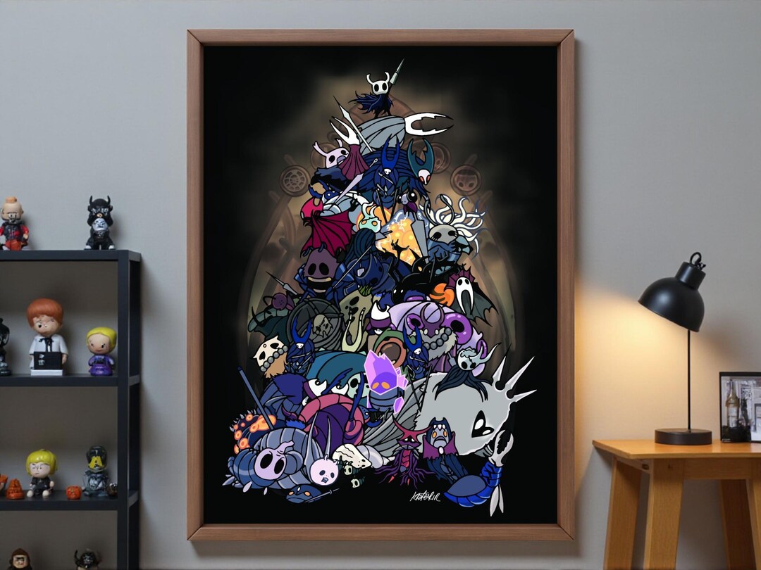 Hollow Knight Pantheon Defeated Poster, Gamer Decor (digital Download ...