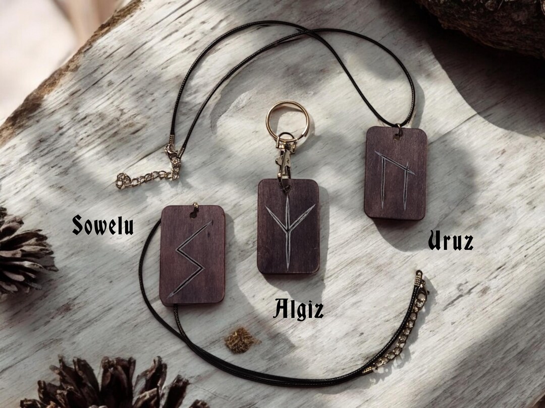 Rune Necklace and Keychain, Esoteric Pendant, Esoteric Gift, Occult ...