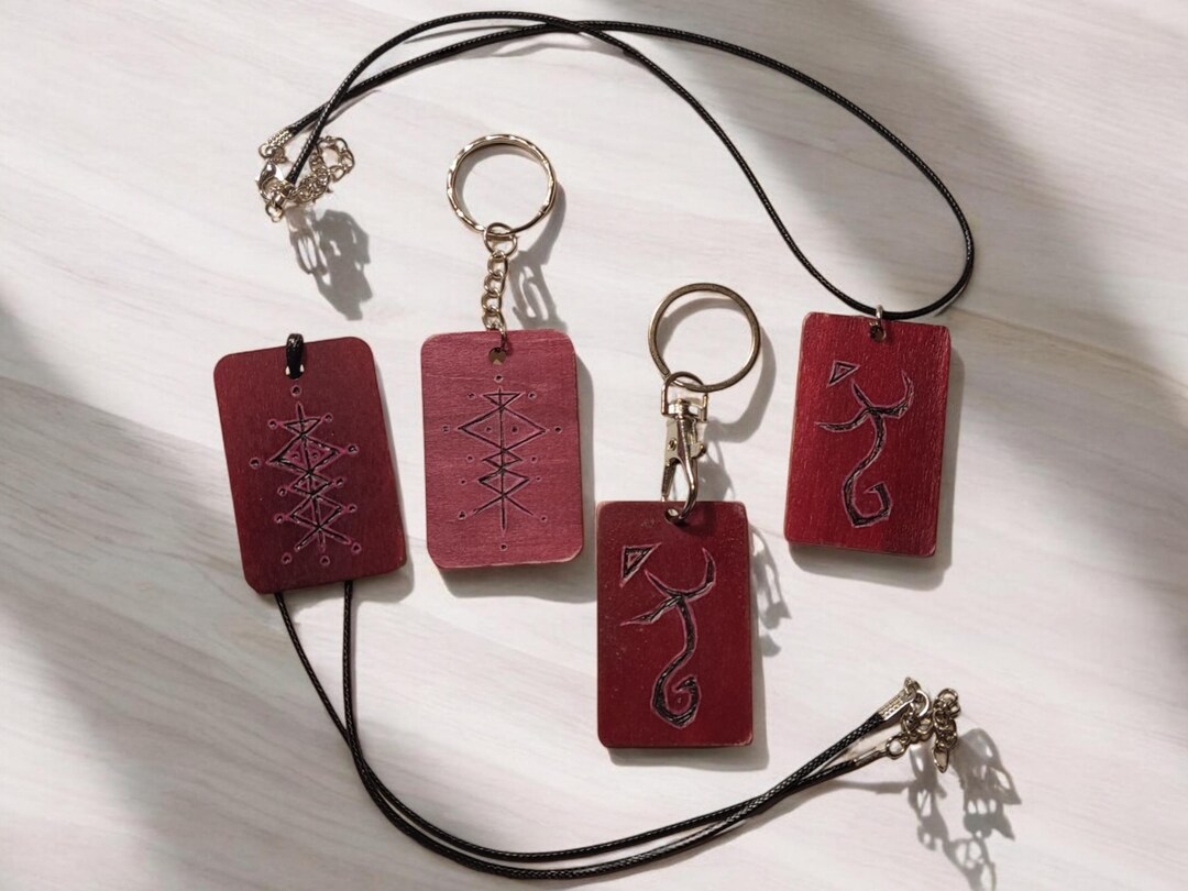 Bloodborne Caryll Runes, Keychains, Pendants, Necklaces, Perfect Nerd ...