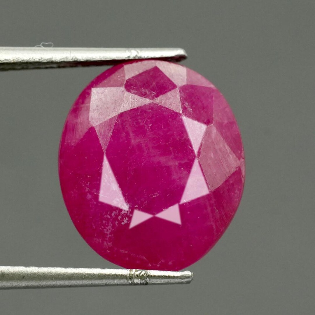 Faceted Cut Bangkok Ruby Gemstone, Thailand Ruby, Certified Ruby, Loose ...