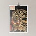 Vintage Japanese Tiger Print Wall Art Housewarming Gift Vintage Home ...
