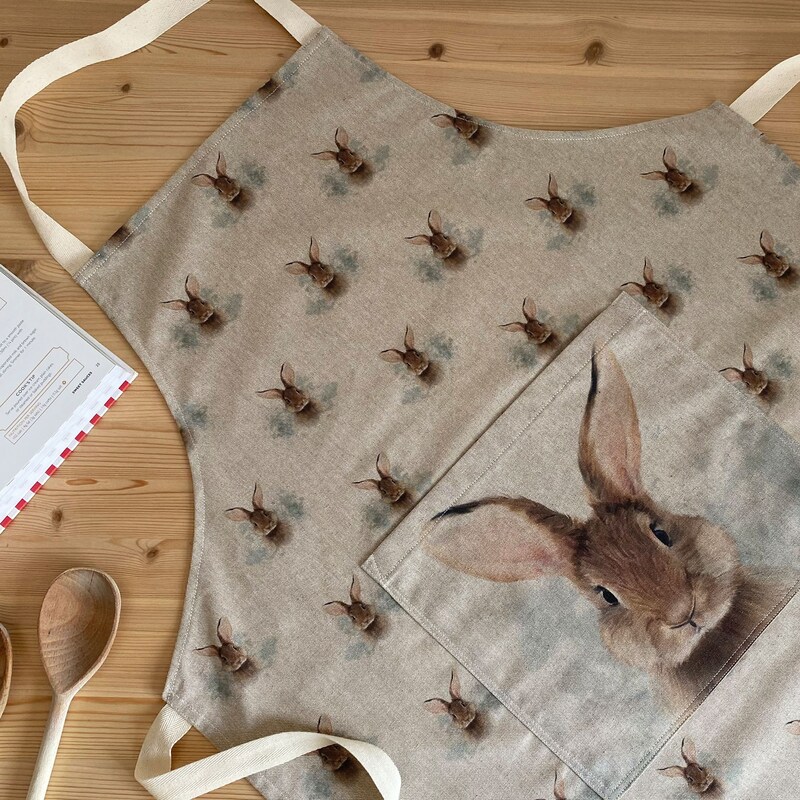 Easter Rabbit Apron - Etsy UK