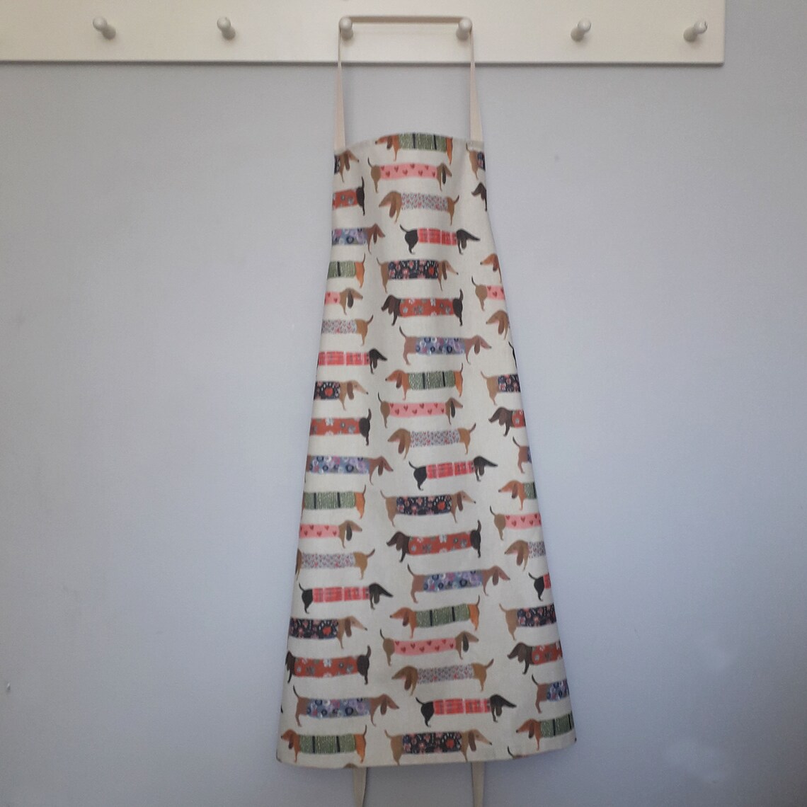 Sausage Dog Apron in Cute Jumper Print Ideal for Owner Gift - Etsy