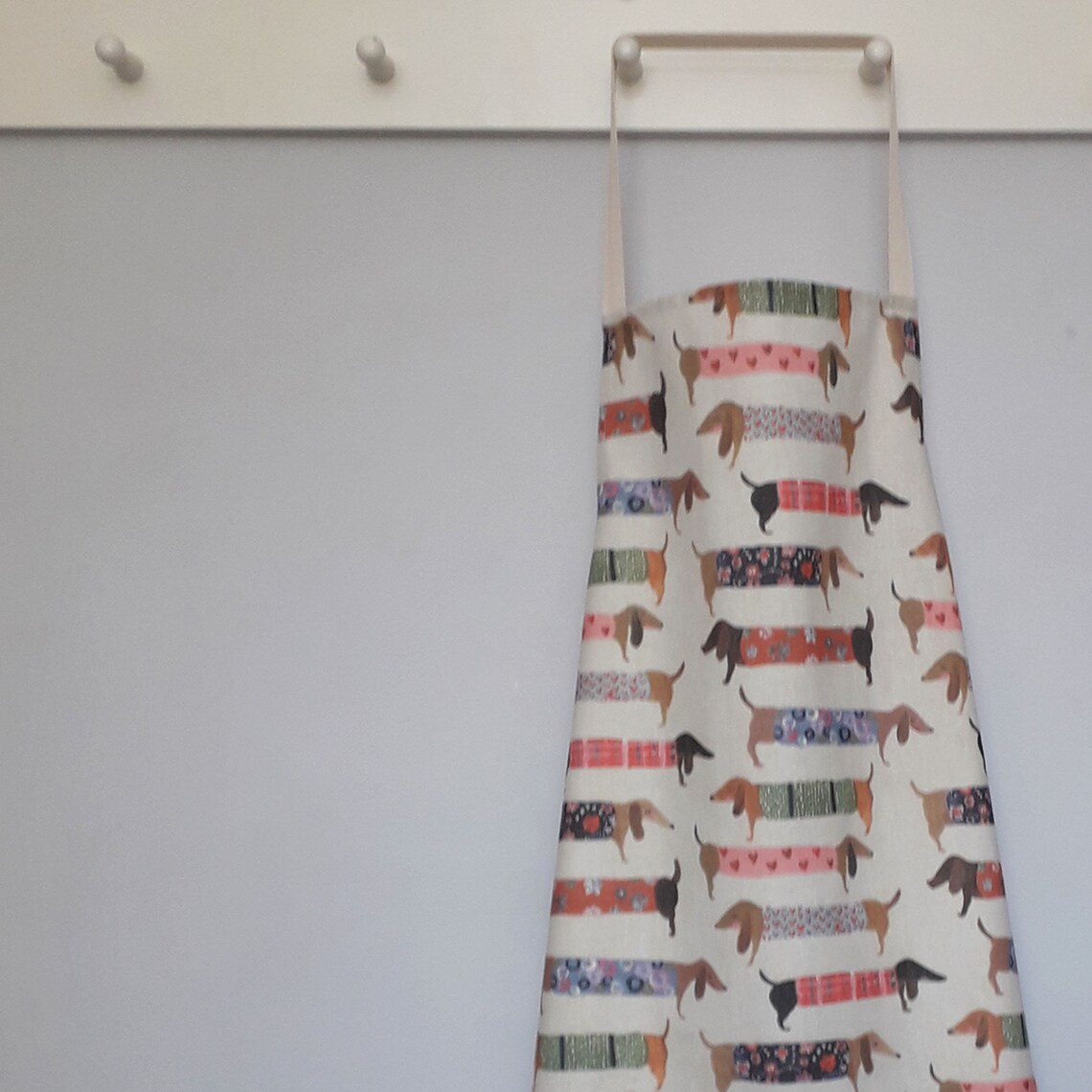 Sausage Dog Apron in Cute Jumper Print Ideal for Owner Gift - Etsy