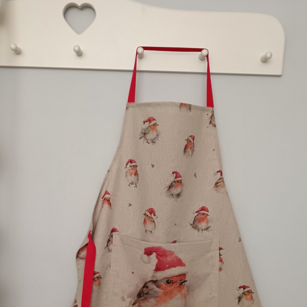 Christmas Robin Apron for Festive Baking or Crafts - Etsy