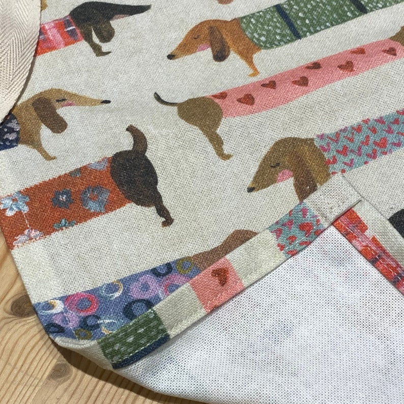 Sausage Dog Apron in Cute Jumper Print Ideal for Owner Gift - Etsy