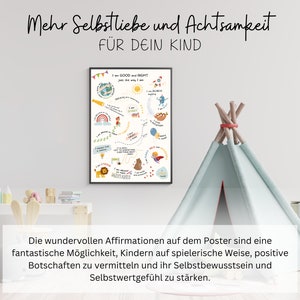 Affirmation Poster With Name Affirmations for Children Positive Beliefs ...