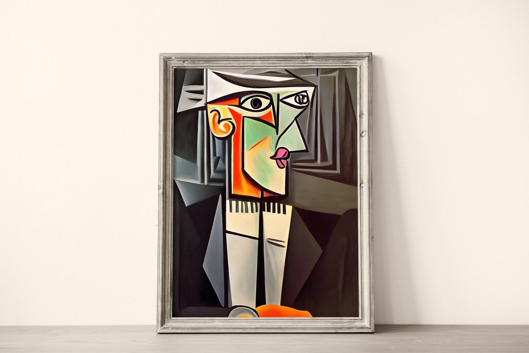 PRINTABLE Digital Art Print, Pablo Picasso Portrait Painting, Modern ...