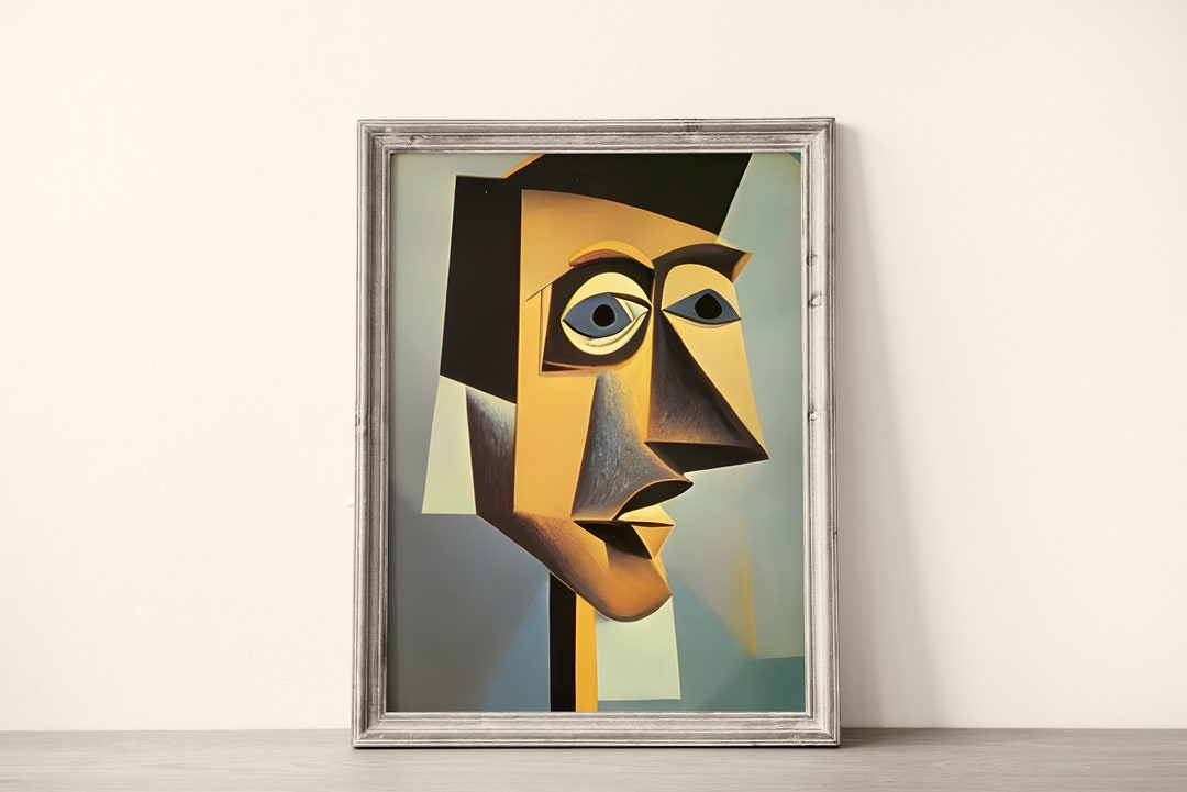 PRINTABLE Picasso Portrait Painting, Pablo Picasso Modern Art Print ...