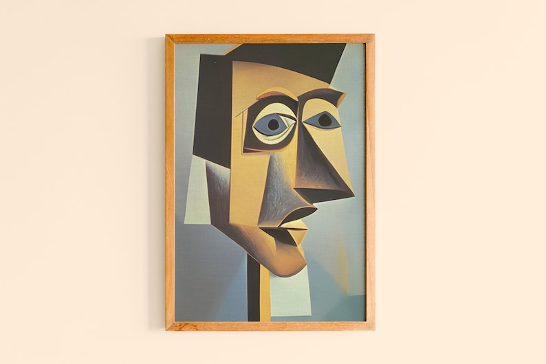 PRINTABLE Picasso Portrait Painting, Pablo Picasso Modern Art Print ...