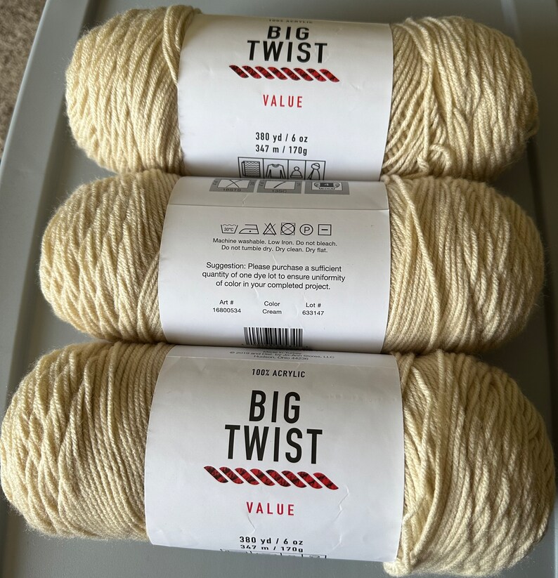 Big Twist Value Yarn CLEARANCE PRICE - Etsy