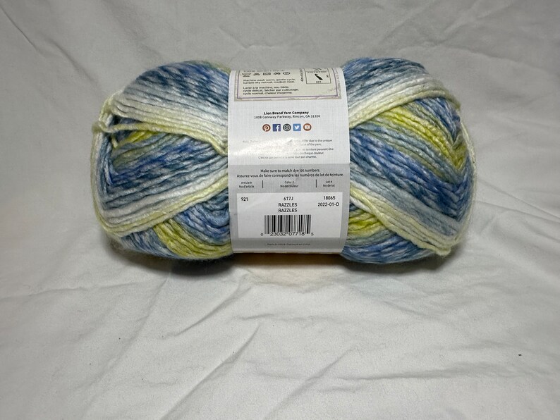 Lion Brand Ice Cream Roving Yarn - Etsy