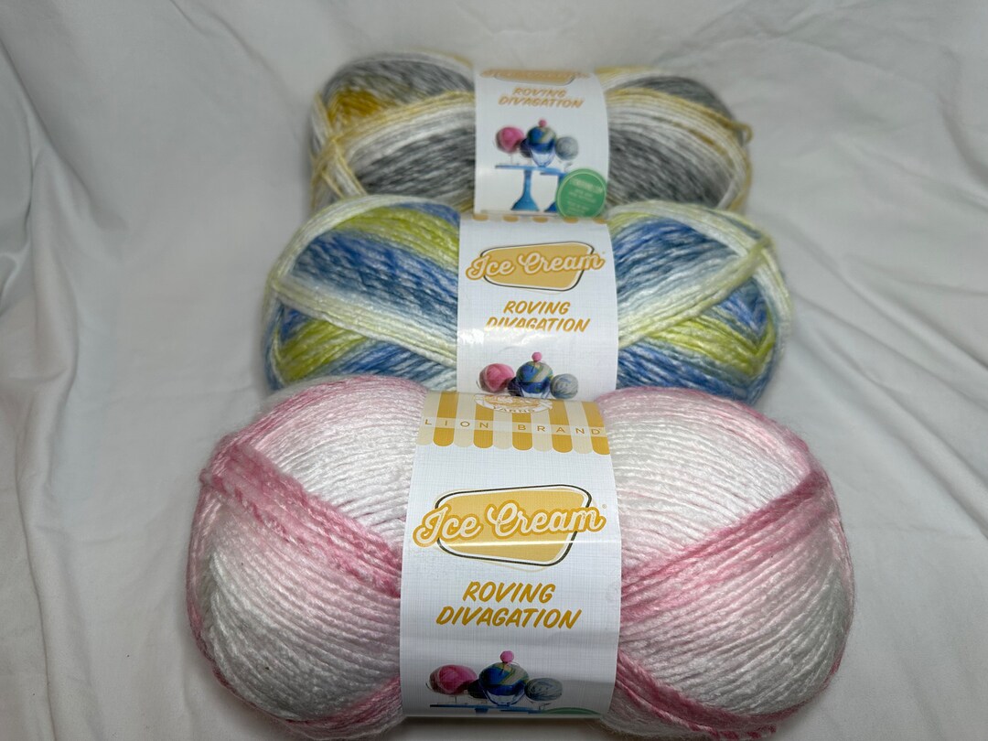Lion Brand Ice Cream Roving Yarn - Etsy