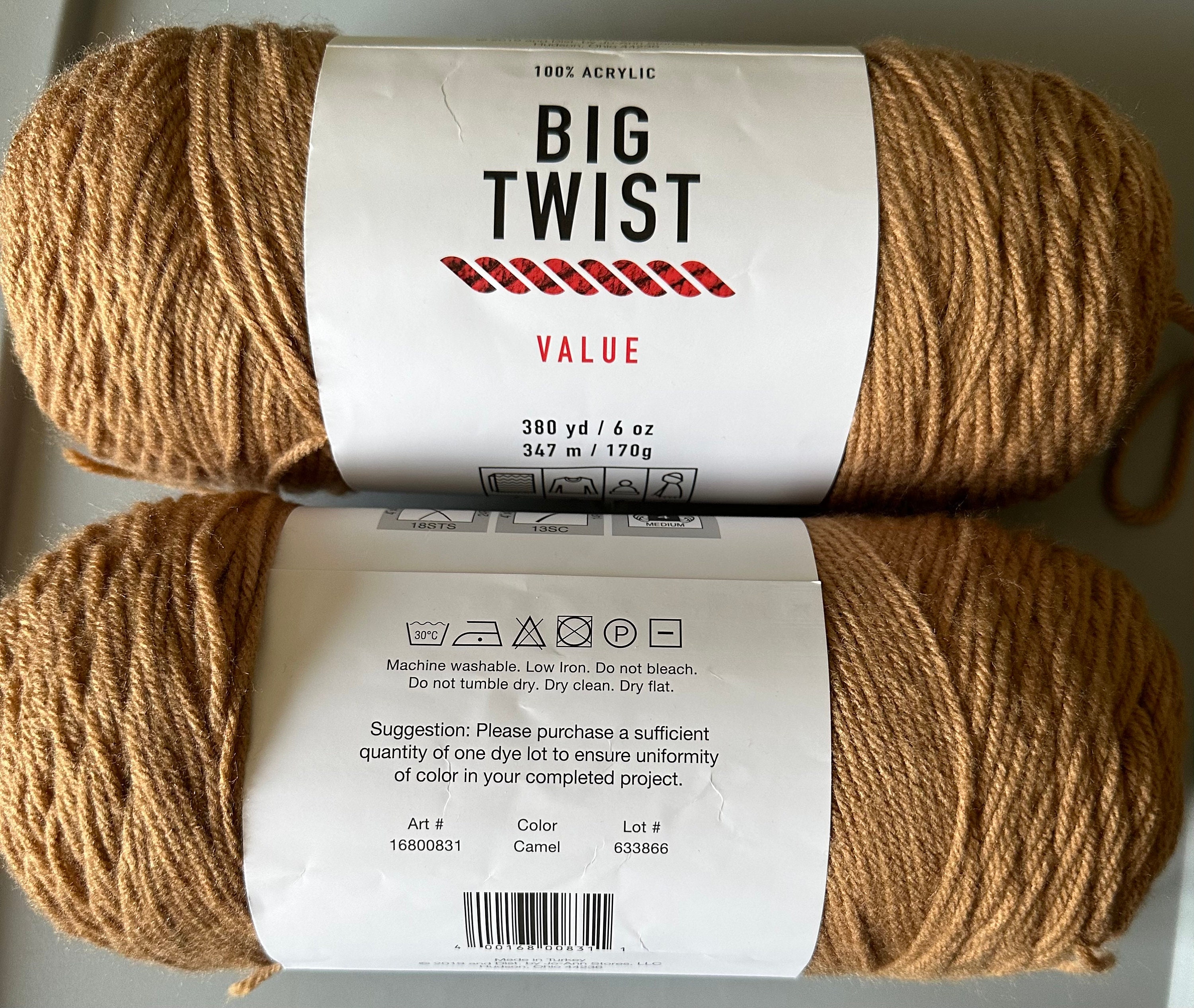 Big Twist Value Yarn CLEARANCE PRICE - Etsy