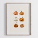 Set of 6 Autumn Prints, Thanksgiving Gallery Wall Art, Rustic Fall Wall ...