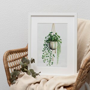 Botanical Printable Wall Art, Greenery Print, Boho House Wall Decor ...