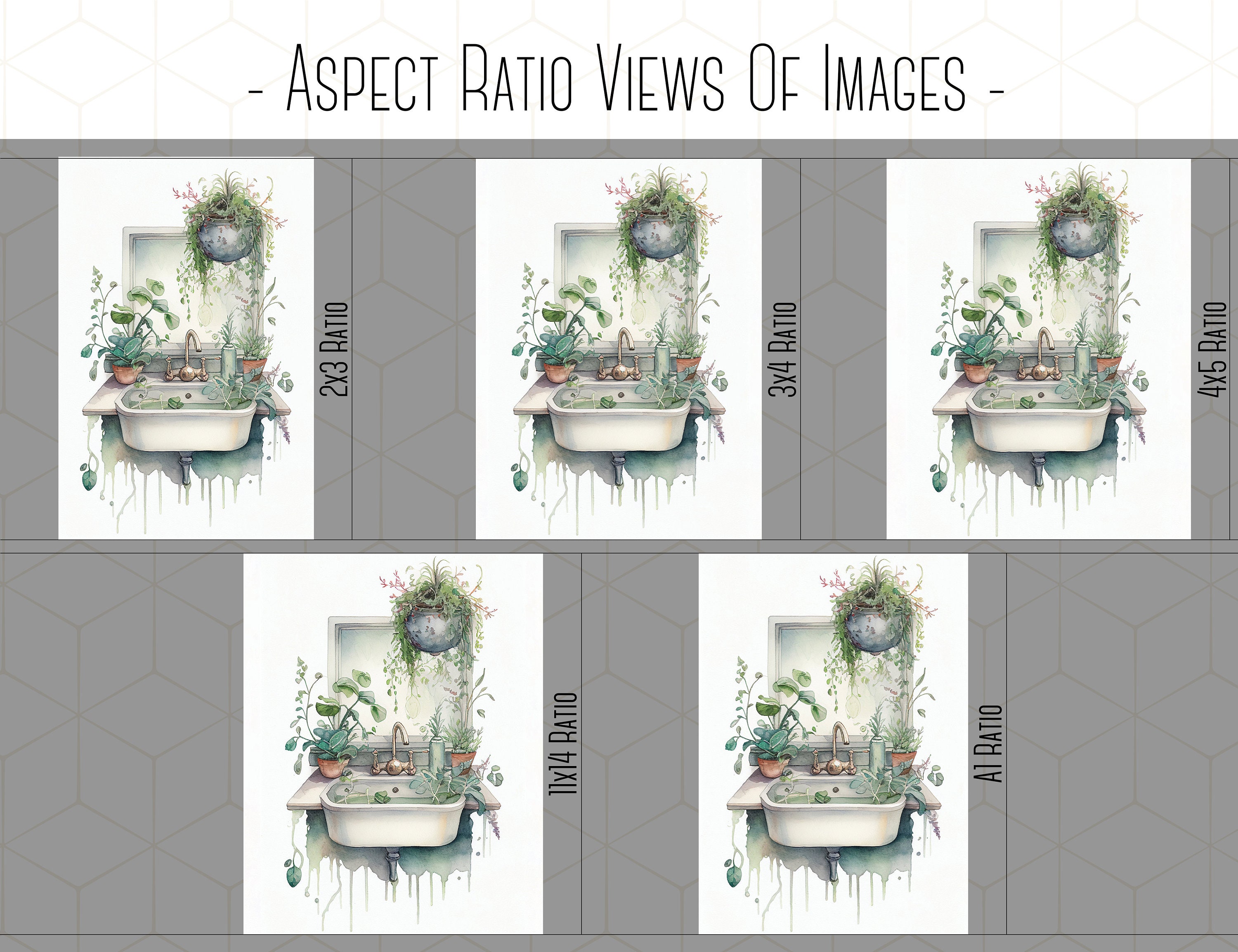 Botanical Bathroom Printable Wall Art Green Leaf Print WC - Etsy