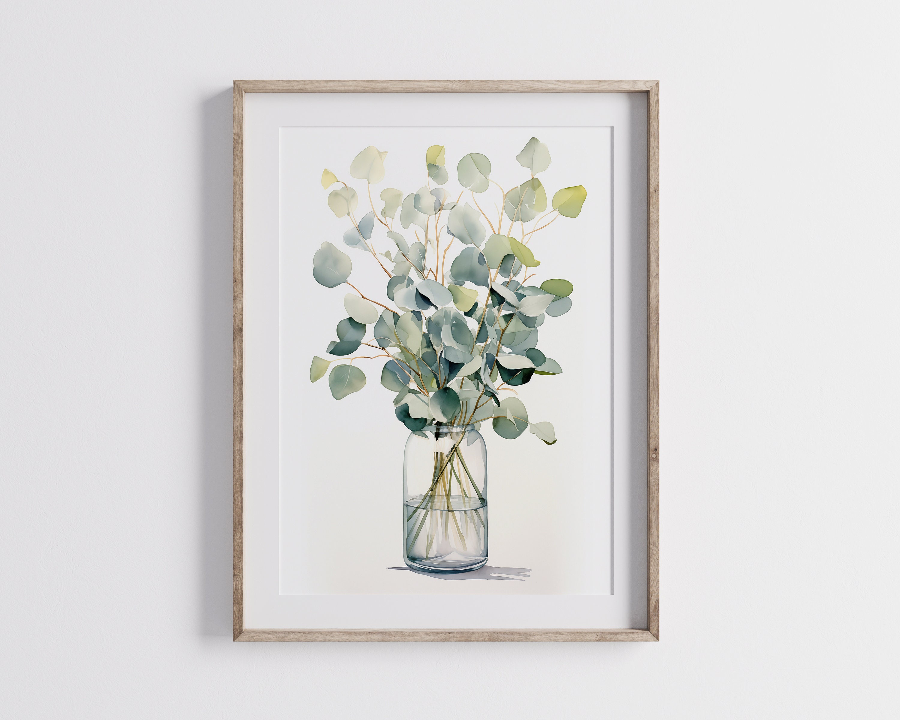 Eucalyptus Printable Wall Art, Eucalyptus Set of 3 Prints, Botanical ...
