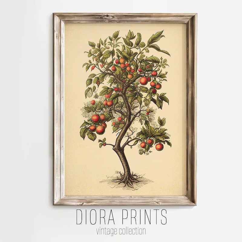 Apple Print - Etsy