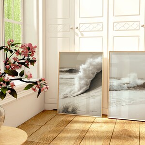 Neutral Beach Set of 2, Boho Beach Printable Wall Art, Coastal Print ...