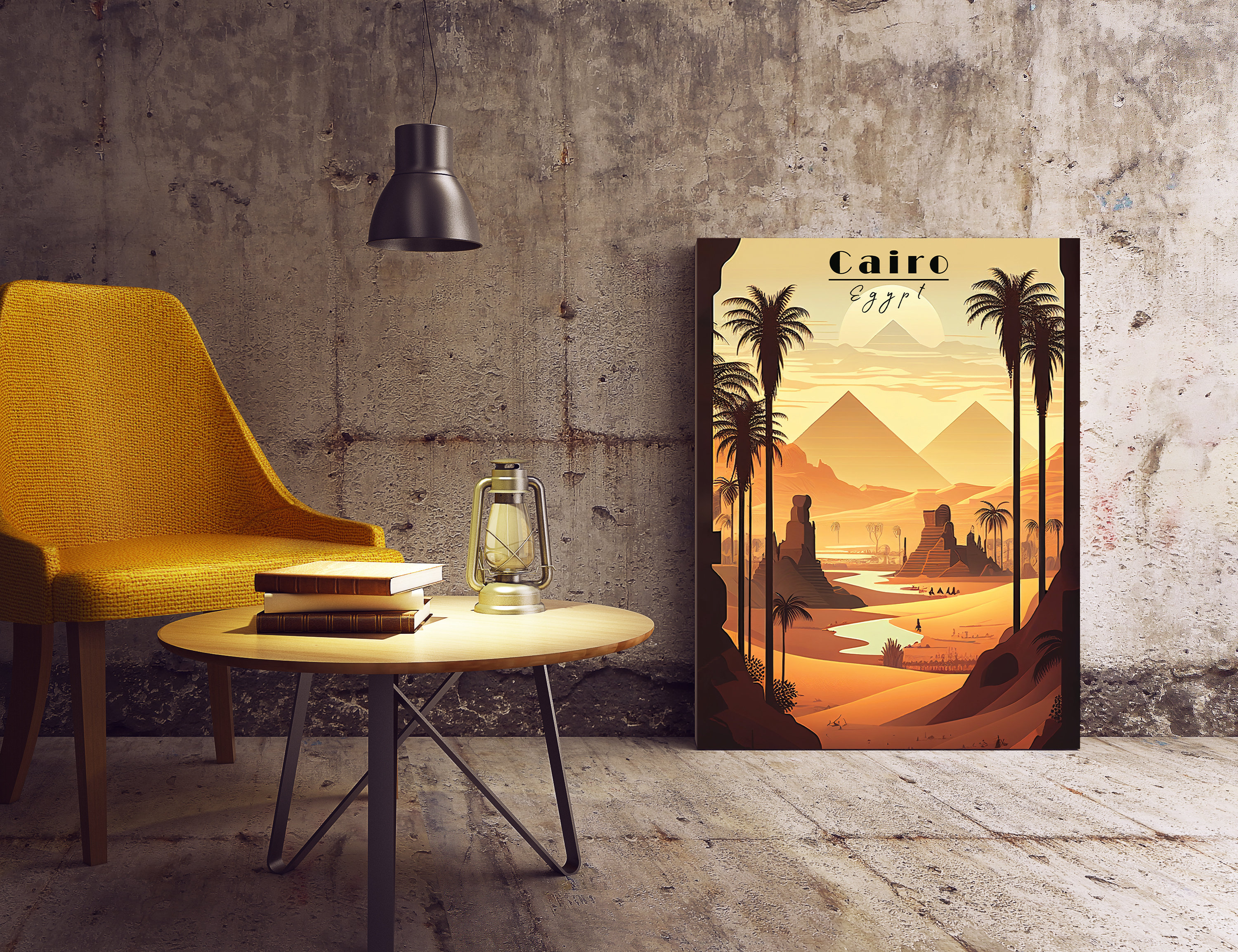 Egypt Travel Poster Cairo Wall Art Print Printable Poster - Etsy