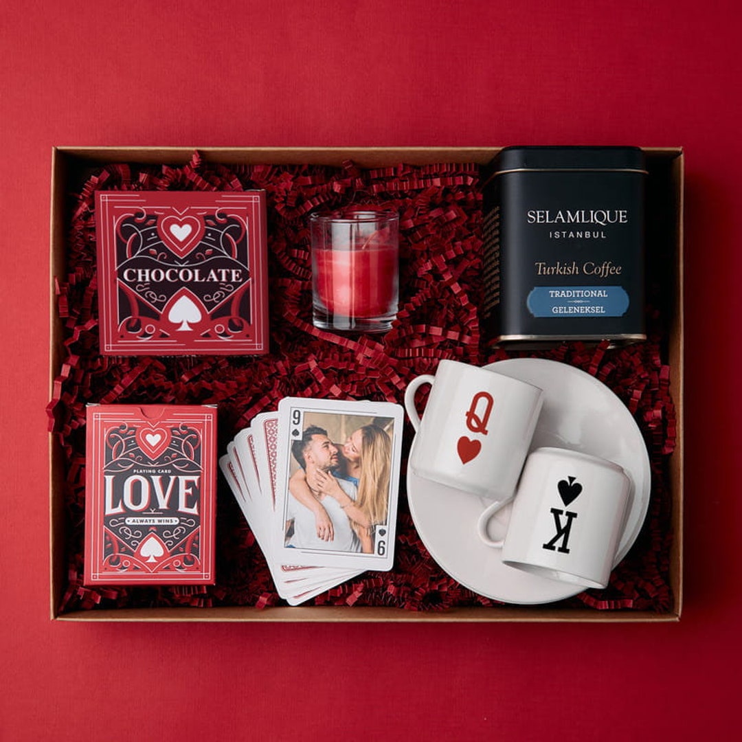 Lover Gift Box With Photographed Playing Card Gift, Blank Romantic Gift ...