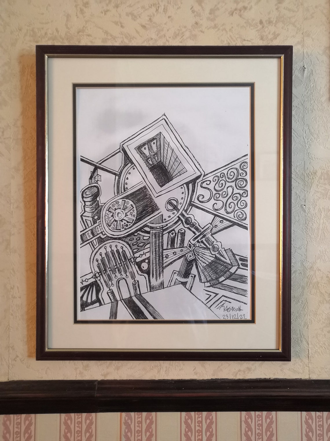 Biro A3 Hand-drawn Original Artwork Unframed - Etsy