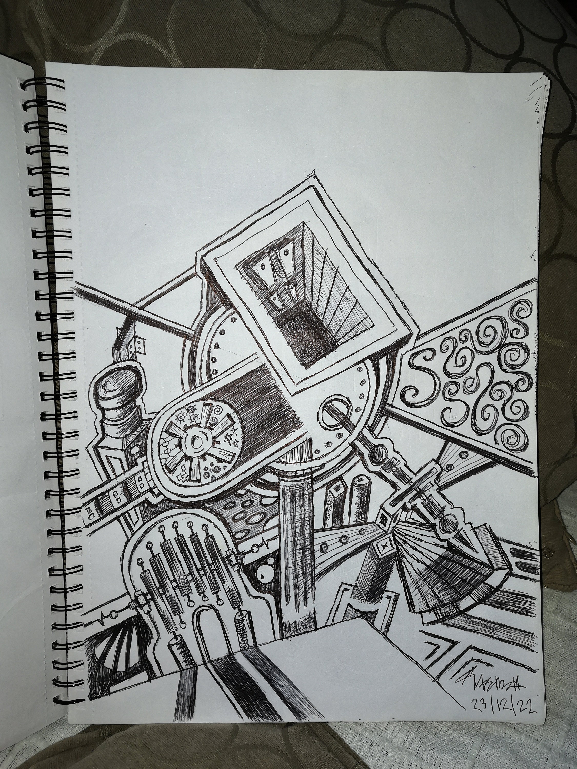 Biro A3 Hand-drawn Original Artwork Unframed - Etsy