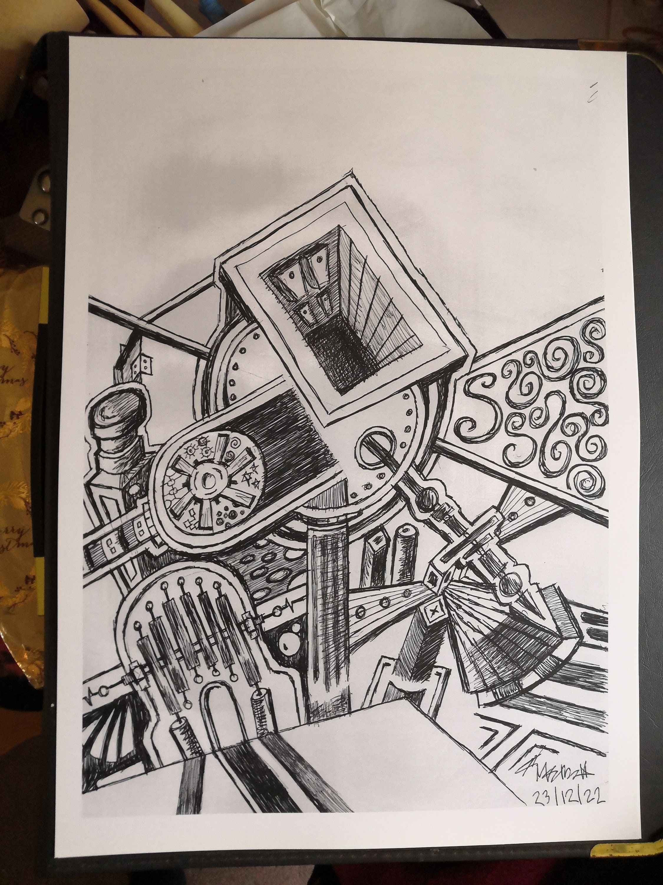 Biro A3 Hand-drawn Original Artwork Unframed - Etsy