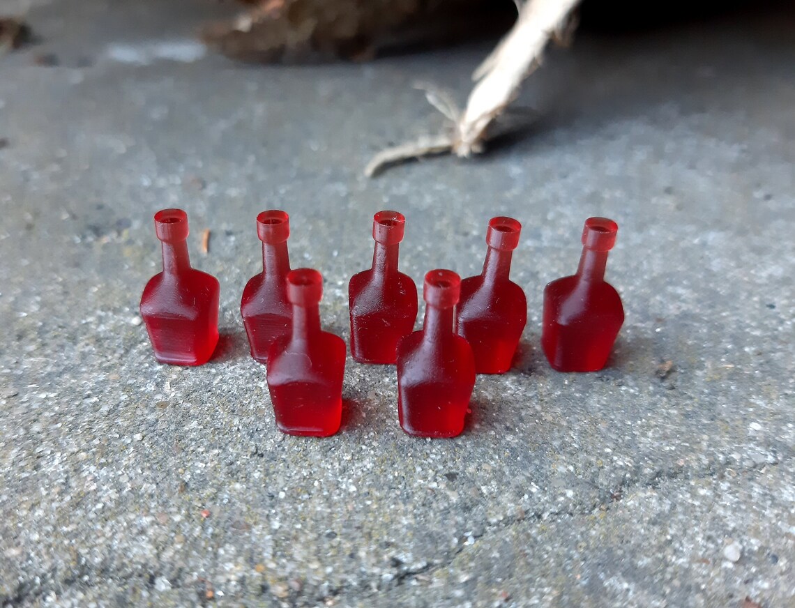 Carafe Token Bottle Token Gameboard Token. Set of 10 Carafes - Etsy
