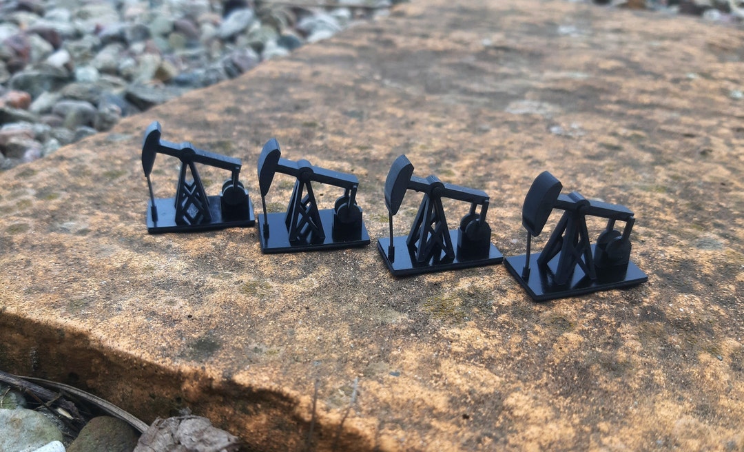 Oil Well, Oil Well Token, Gameboard, Set of 10 Oil Wells - Etsy