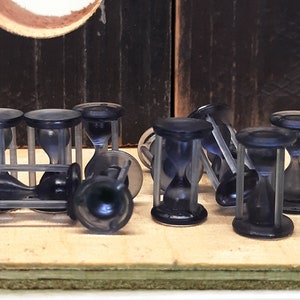 Hourglass Token, Time Token, Hourglass Pawn, Game Token. Set of 10 ...