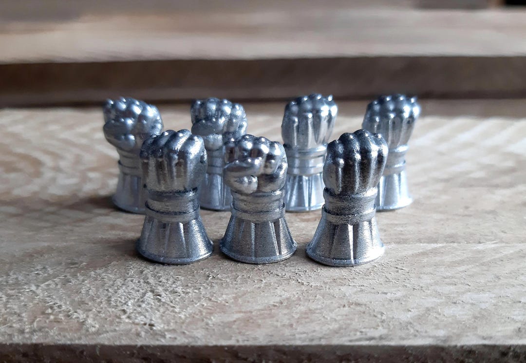 Fist Token, Gameboard Token, Knight Token, Warrior Token, Set of 10 ...