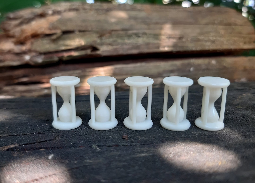 Hourglass Token, Time Token, Hourglass Pawn, Game Token, Set of 10 ...