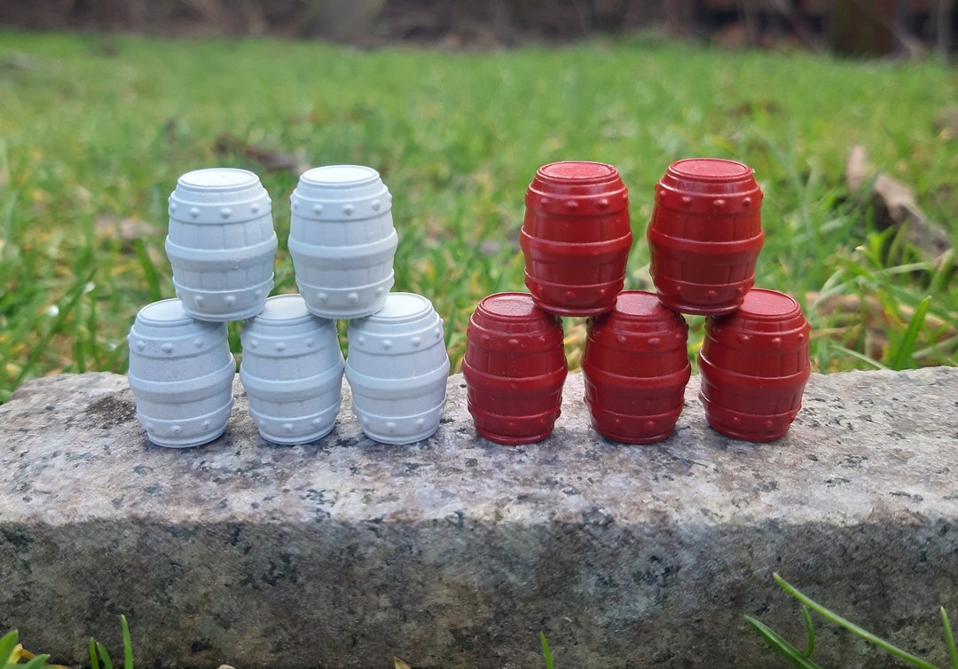 Red & White Wine Token, Barrel Token, Tokens, Game Board Token - Etsy