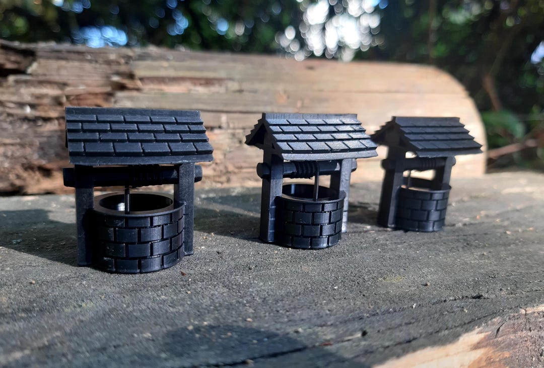 Water Well Token, Well Token Game Board Token, Set of 5 Wells - Etsy