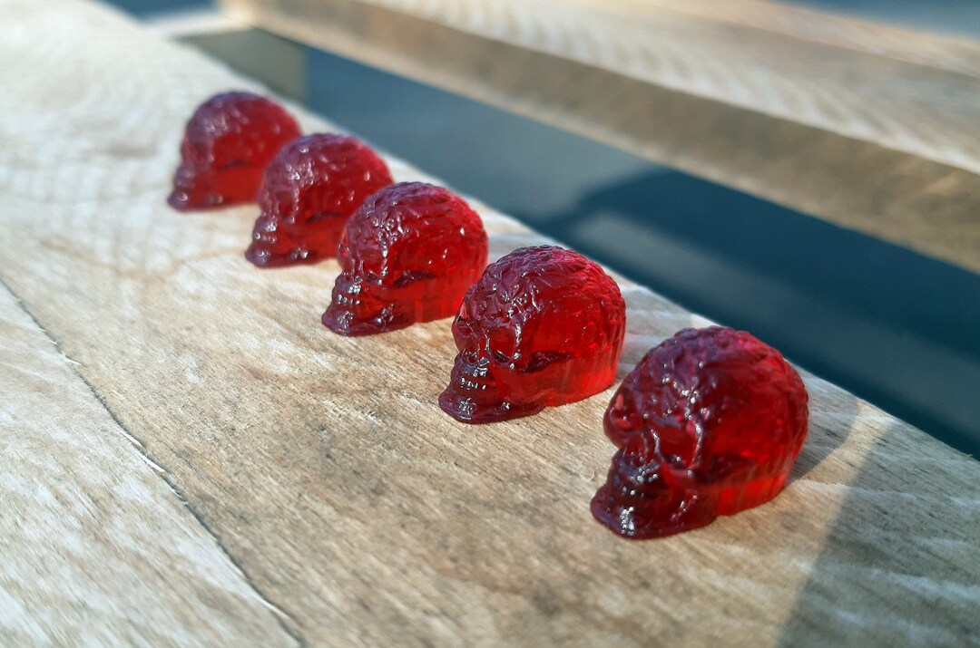 Skull Token, Skull Pawn, Gameboard. Set of 10 Skulls. - Etsy