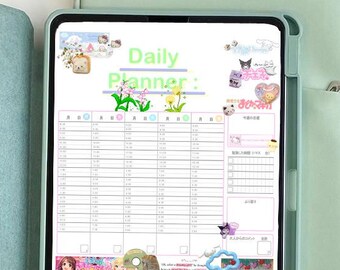 Cute Printable Digital Study Planner - Etsy