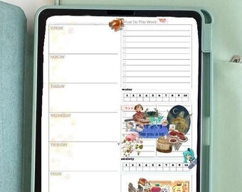 Cute Printable Digital Study Planner - Etsy