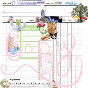 Cute Digital Printable Study Planner - Etsy