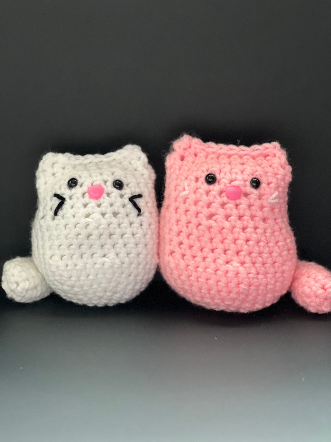 Cute Small Crochet Cat - Etsy