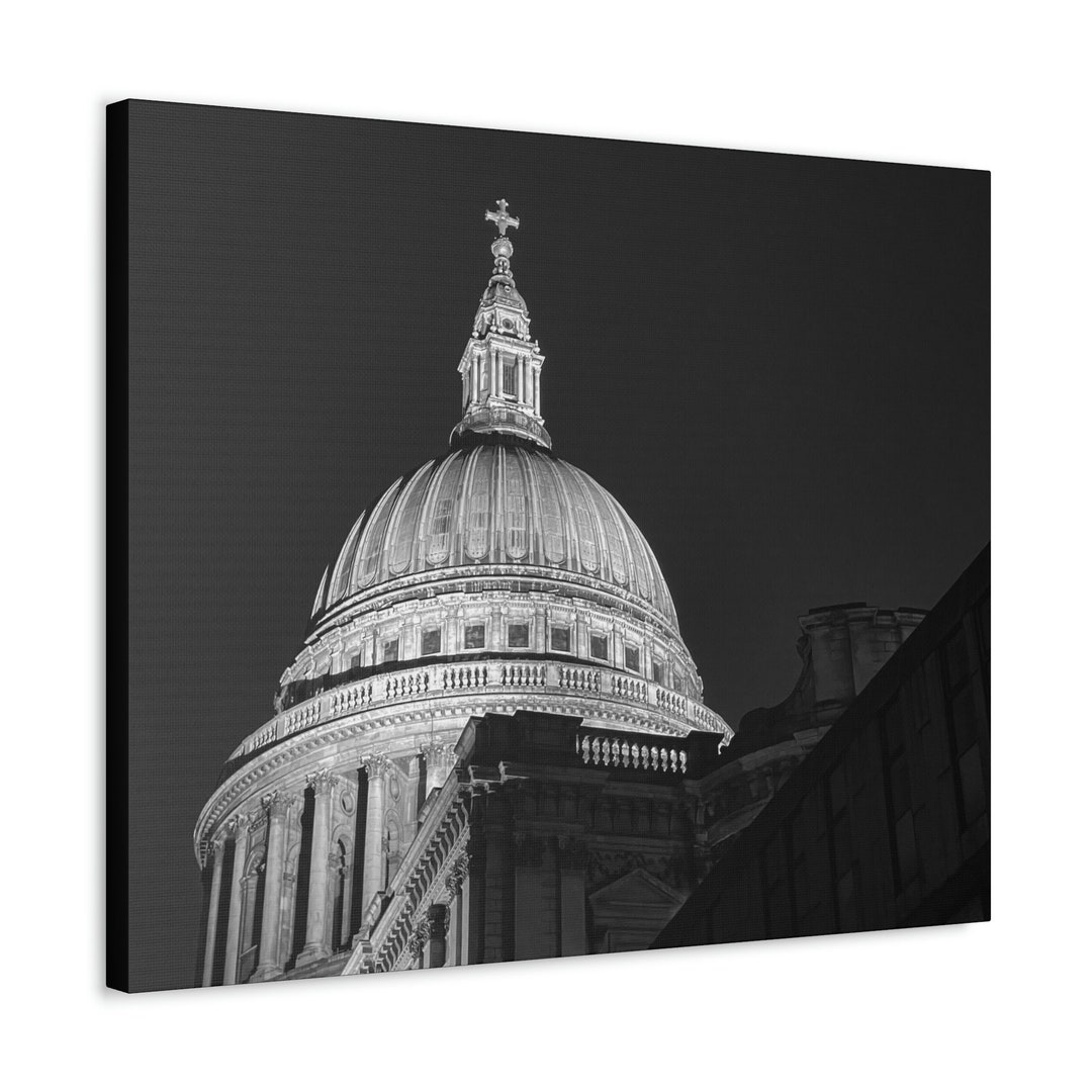 Stretched Canvas - "st Paul's Dome" - Etsy