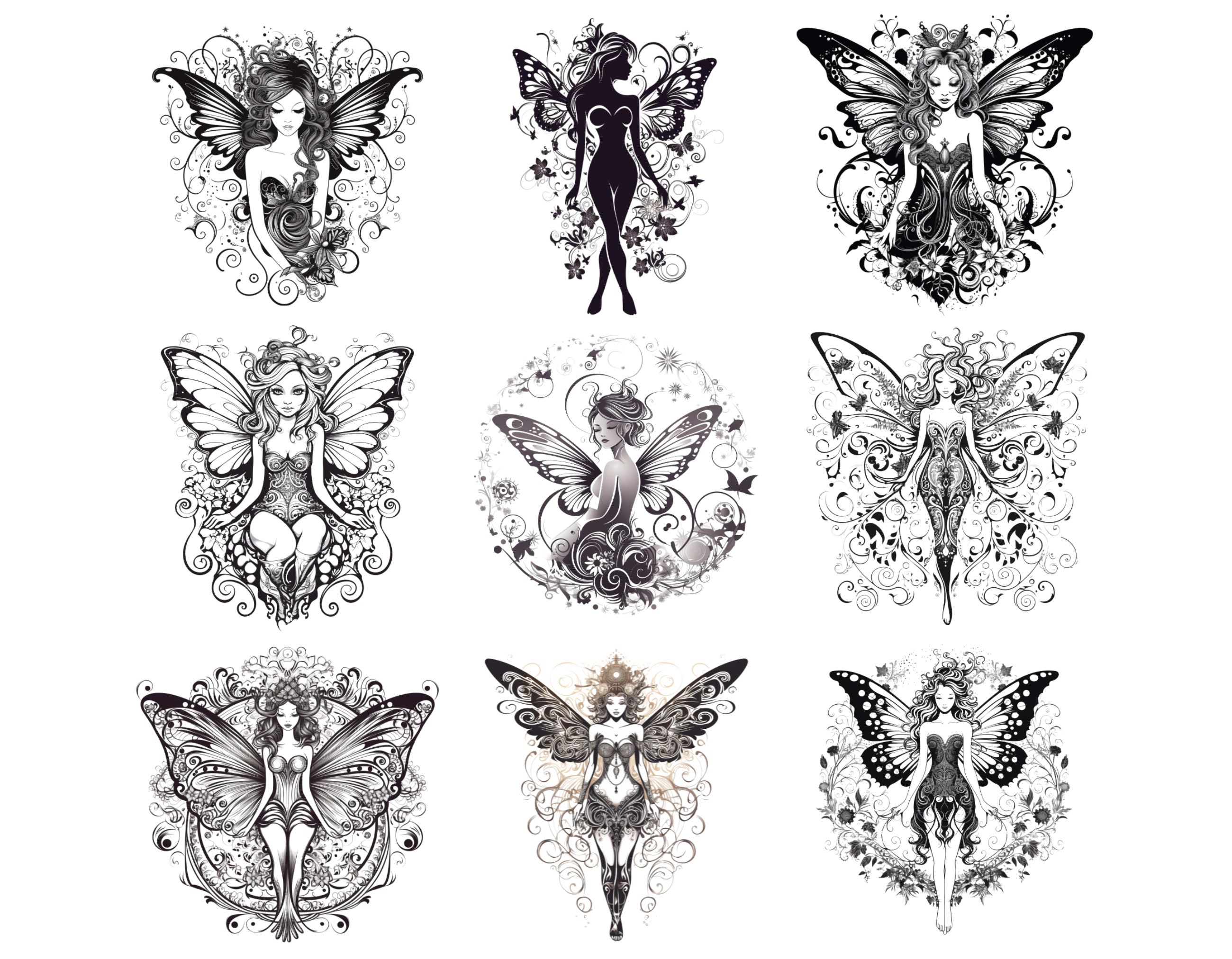 Celestial svg, Fee svg, Feen svg, Fee svg Bundle, Fee svg design, fairy ...