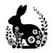 Rabbit Svg, Bunny Svg, SVG Files for Cricut, Rabbit Png, Rabbit Clipart ...