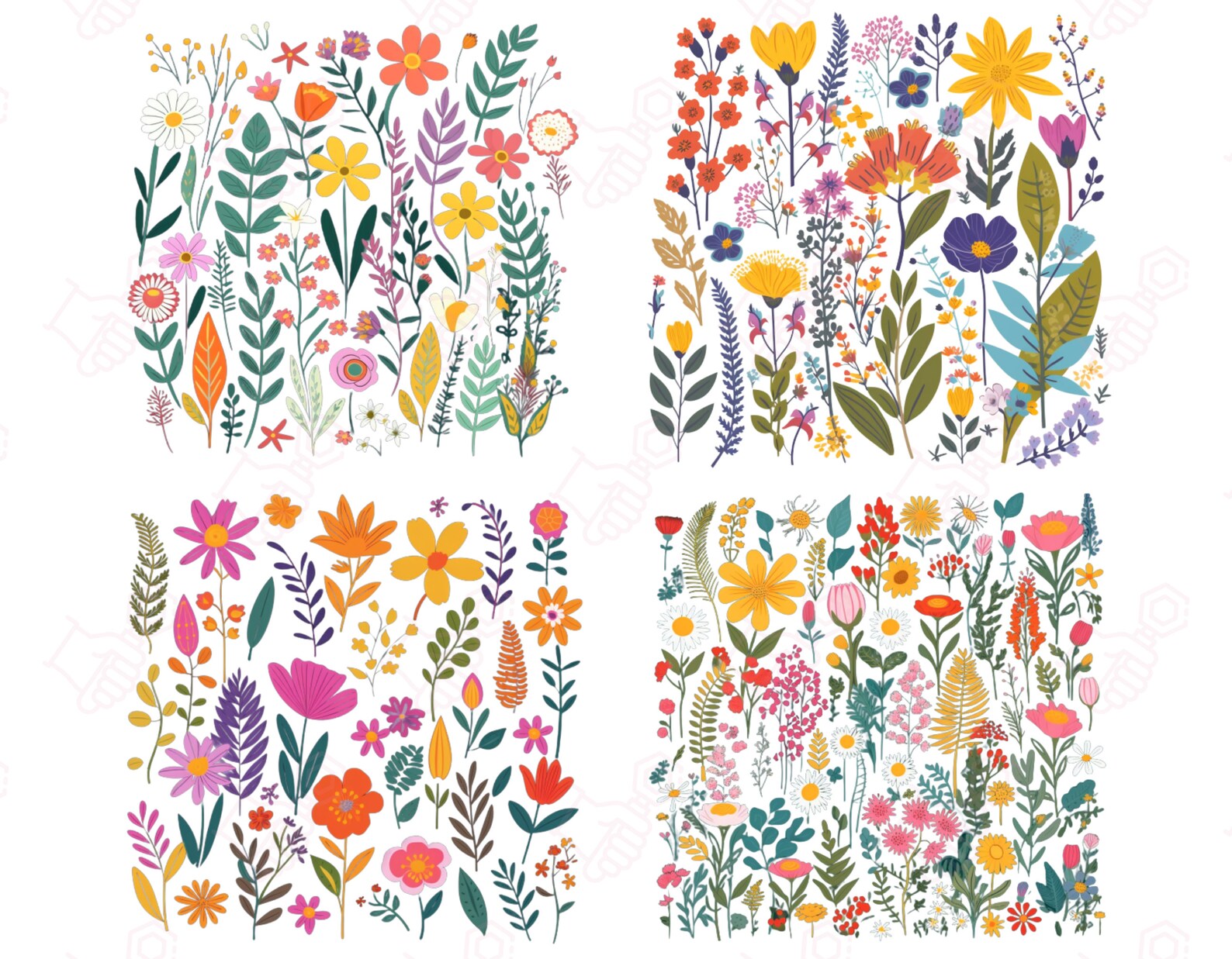 Wildflower Svg Wildflower Svg Bundle Wildflower Png - Etsy